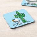 Peanuts | Spike's Holiday Cactus Beverage Coaster | Zazzle