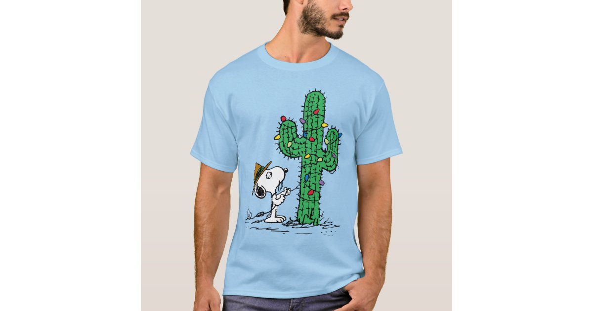 Peanuts | Spike's Holiday Cactus T-Shirt | Zazzle