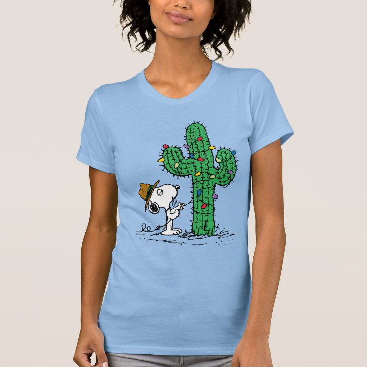 Peanuts | Spike's Holiday Cactus T-Shirt | Zazzle