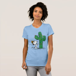 Peanuts | Spike's Holiday Cactus T-Shirt | Zazzle