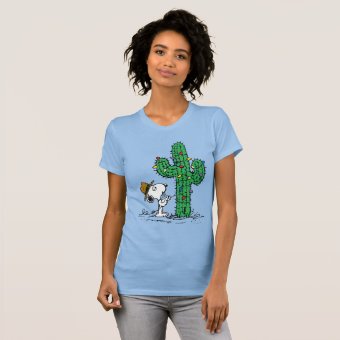 Peanuts | Spike's Holiday Cactus T-Shirt | Zazzle