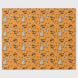 Peanuts | Spooky Crew Halloween Pattern Wrapping Paper | Zazzle