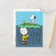 Peanuts | Sunny Day Rainy Day Half & Half Postcard | Zazzle
