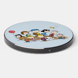 Peanuts | The Gang at the Pitcher's Mound Wireless Charger | Zazzle