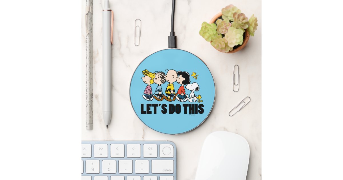 Peanuts | The Gang Wireless Charger | Zazzle