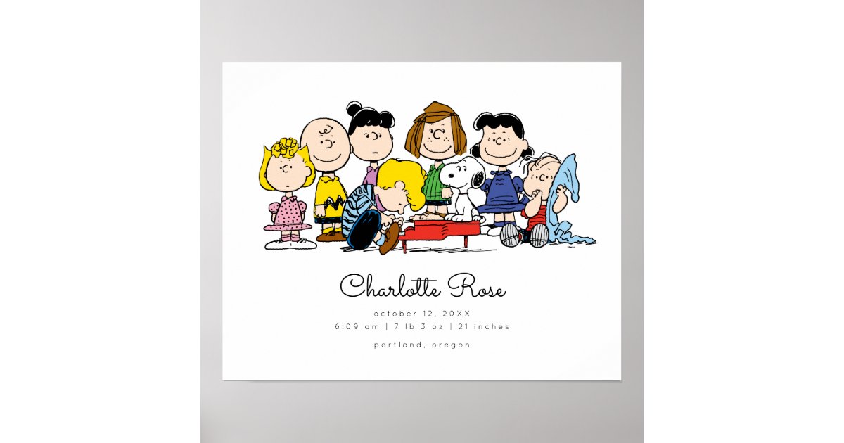 Peanuts | The Peanuts Gang Poster | Zazzle
