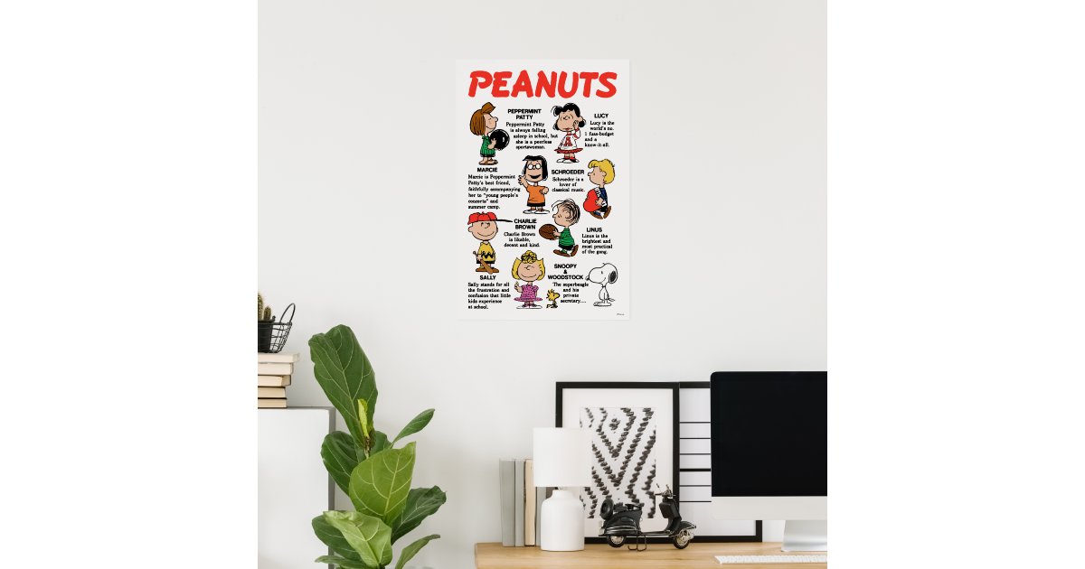 Peanuts | The Peanuts Gang Poster | Zazzle