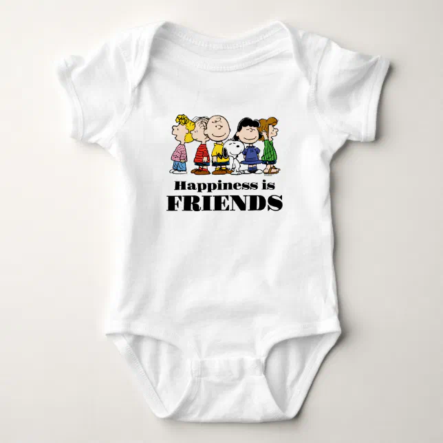 Peanuts | The Peanuts Gang Together Baby Bodysuit | Zazzle