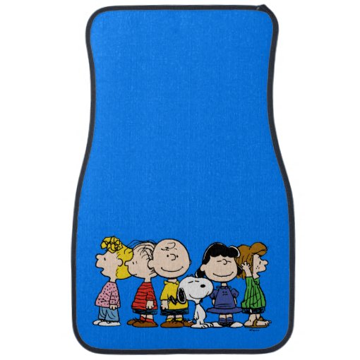 Peanuts | The Peanuts Gang Together Car Floor Mat | Zazzle