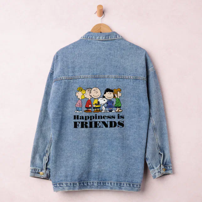 Peanuts | The Peanuts Gang Together Denim Jacket | Zazzle