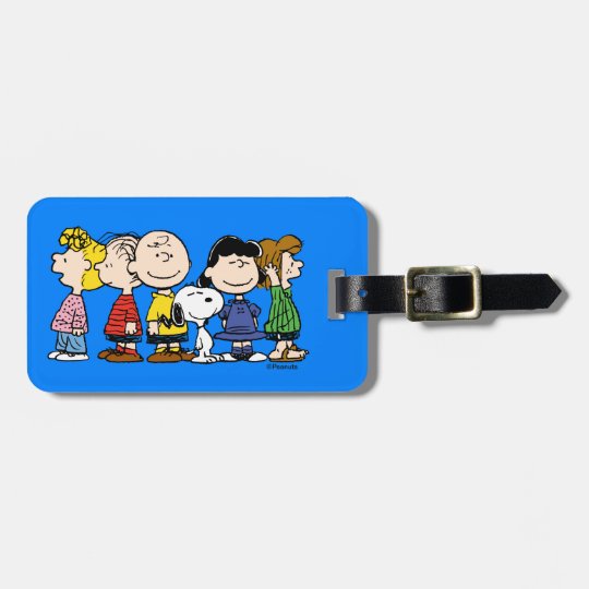 Peanuts | The Peanuts Gang Together Luggage Tag | Zazzle.com