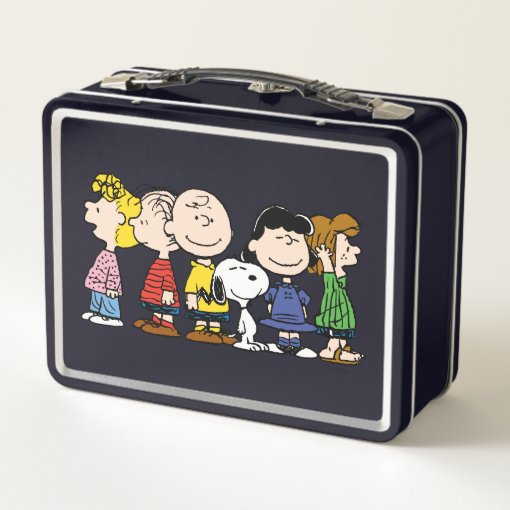 Peanuts | The Peanuts Gang Together Metal Lunch Box | Zazzle