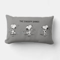 Peanuts | The Snoopy Dance Lumbar Pillow | Zazzle