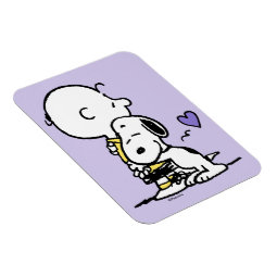 Peanuts | Valentine's Day | Charlie Brown & Snoopy Magnet | Zazzle