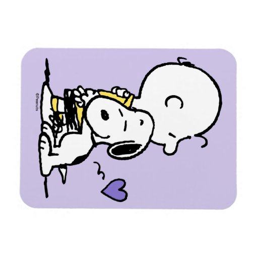 Peanuts | Valentine's Day | Charlie Brown & Snoopy Magnet | Zazzle