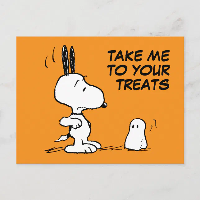Peanuts | Woodstock Scares Snoopy Postcard | Zazzle