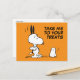Peanuts | Woodstock Scares Snoopy Postcard | Zazzle
