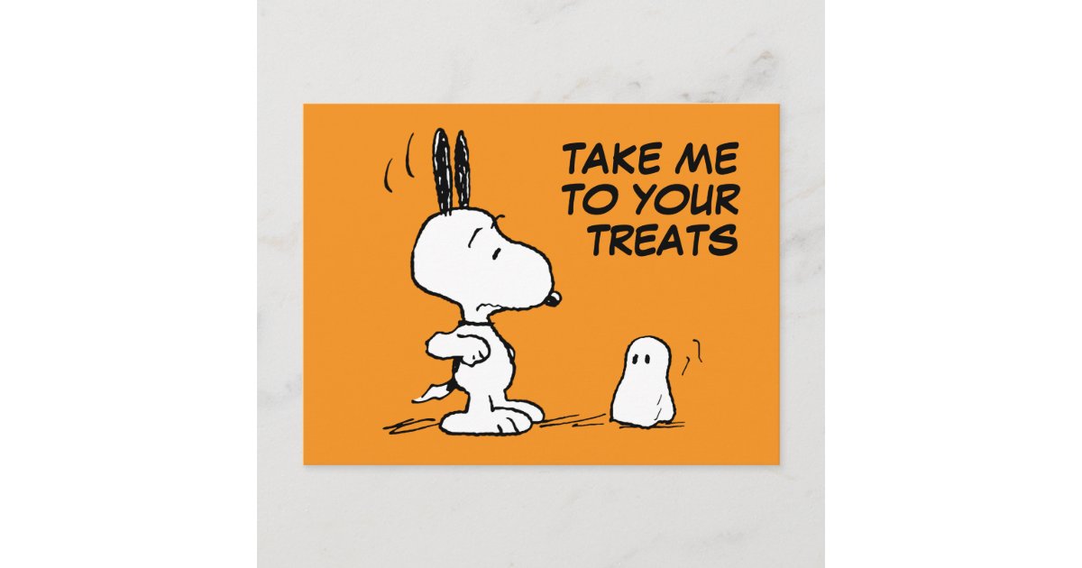 Peanuts | Woodstock Scares Snoopy Postcard | Zazzle