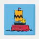 Peanuts | Woodstock Snoopy Dish Sail Boat Magnet | Zazzle