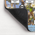 Pear Blossoms Family Tree Photos Ancestor Quote Mouse Pad | Zazzle