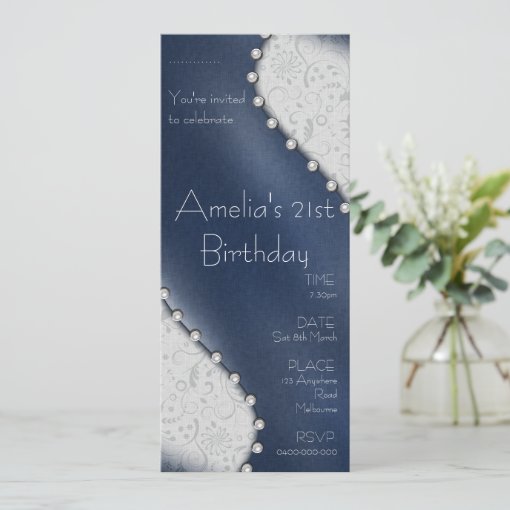 Pearl Birthday Invitation | Zazzle