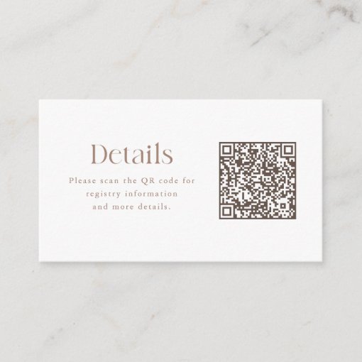 Pearl Detail Enclosure Card | Zazzle