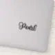 Pearl Name - Handwritten Calligraphy Sticker | Zazzle