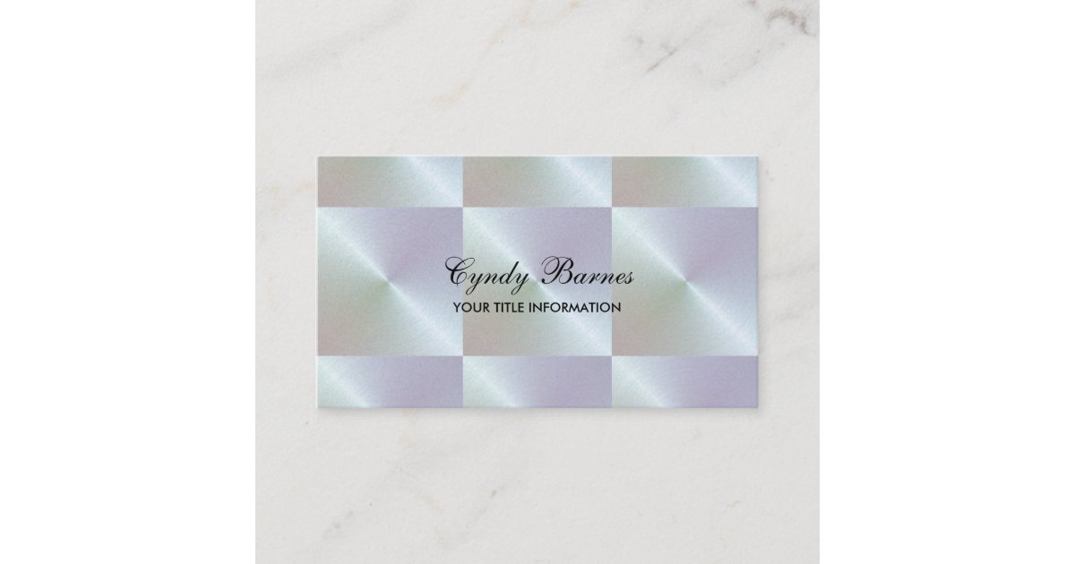 Pearl Tiles Business Card | Zazzle