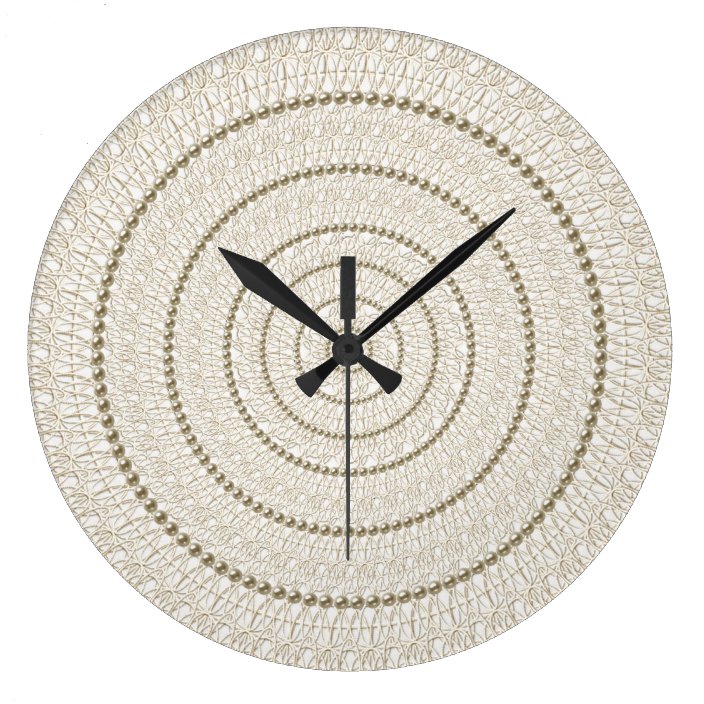 Pearl Wall Clock | Zazzle.com