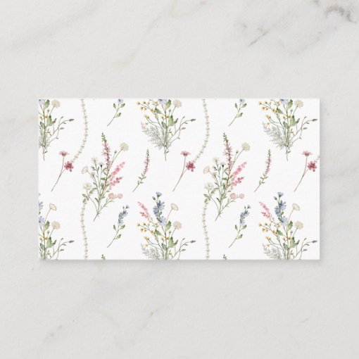 Pearls and Prosecco Bridal Shower Recipe Request Enclosure Card | Zazzle