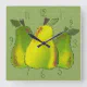 Pears Glass (tiled) Wall Clock | Zazzle