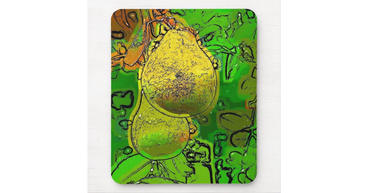 PEARS MOUSE PAD | Zazzle