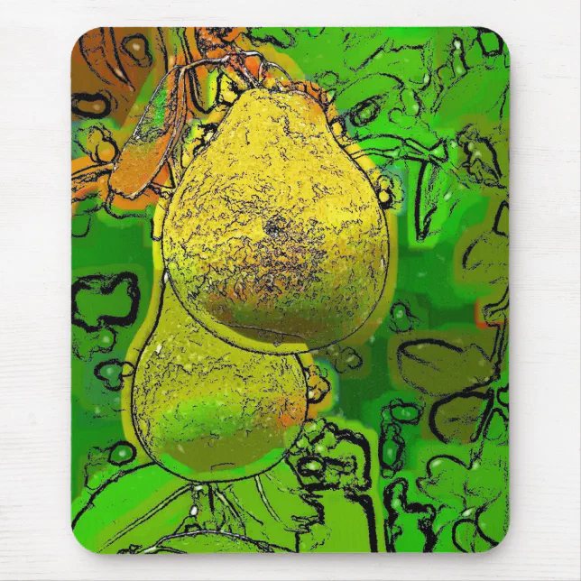 PEARS MOUSE PAD | Zazzle