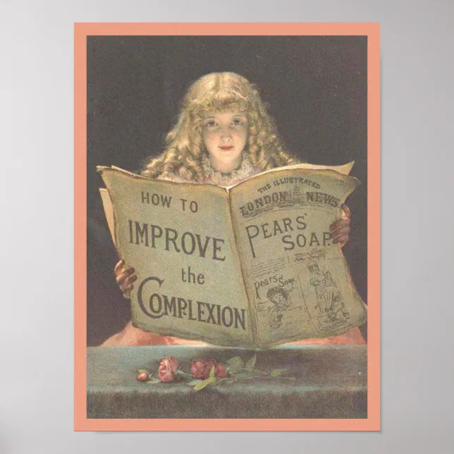 Pears Soap Complexion Ad Poster | Zazzle