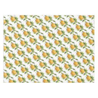 Pears with Flowers Tablecloth | Zazzle