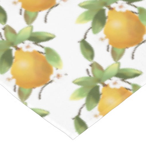 Pears with Flowers Tablecloth | Zazzle