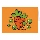 Peas & Carrots Card | Zazzle.com