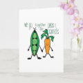 Peas & Carrots Card | Zazzle