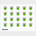 Peas Dude Funny Veggie Pea Pun Classic Round Sticker | Zazzle