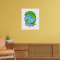 Peas On Earth Funny Veggie Peace Pun Poster | Zazzle