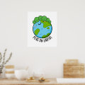 Peas On Earth Funny Veggie Peace Pun Poster | Zazzle