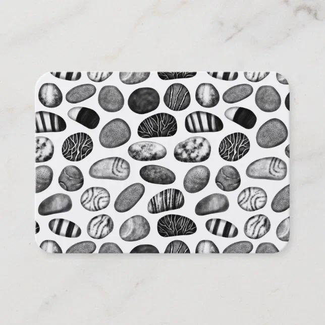 Pebble Pattern Business Card | Zazzle