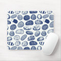 Pebble Pattern - Cyanotype Effect Mouse Pad | Zazzle