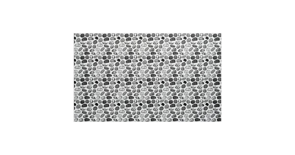 Pebble Pattern Fabric | Zazzle