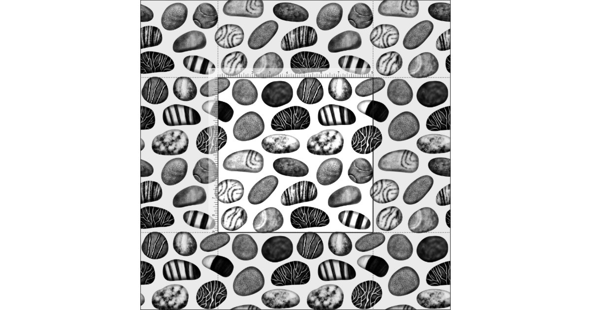 Pebble Pattern Fabric | Zazzle