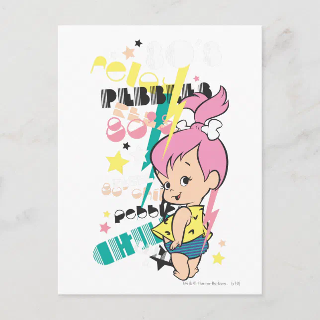 PEBBLES™ 80s Punk Postcard | Zazzle