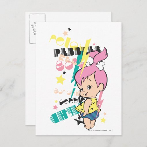 PEBBLES™ 80s Punk Postcard | Zazzle