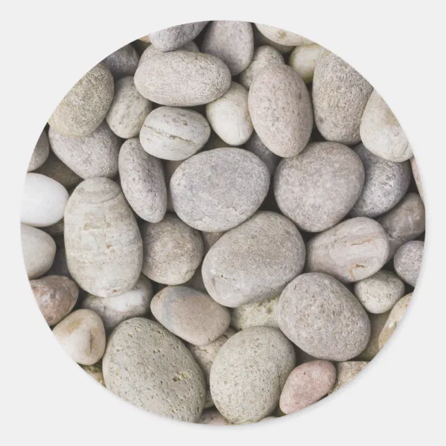 pebbles background sticker | Zazzle