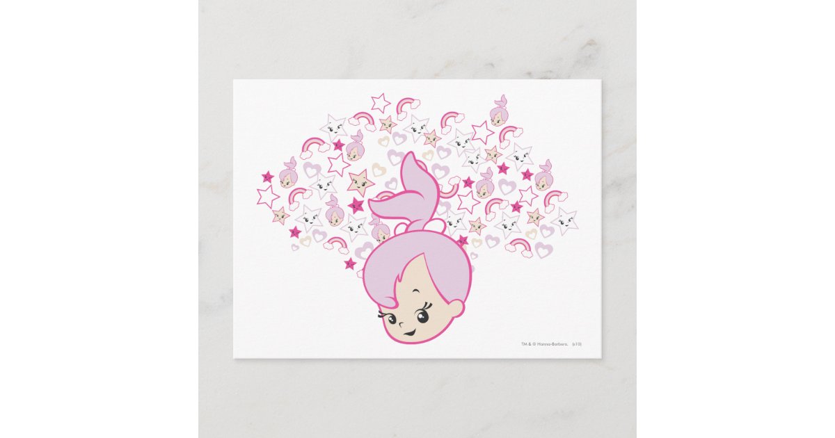 PEBBLES™ Star Print Postcard | Zazzle