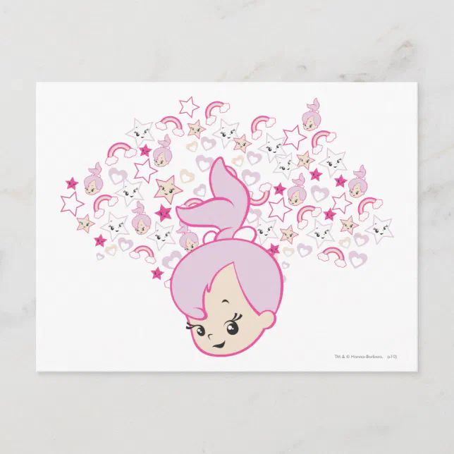 PEBBLES™ Star Print Postcard | Zazzle